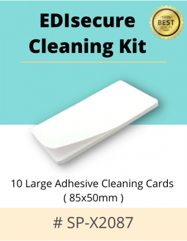 บัตรความสะอาดเครื่องพิมพ์ EDIsecure สำหรับ วัสดุสิ้นเปลือง