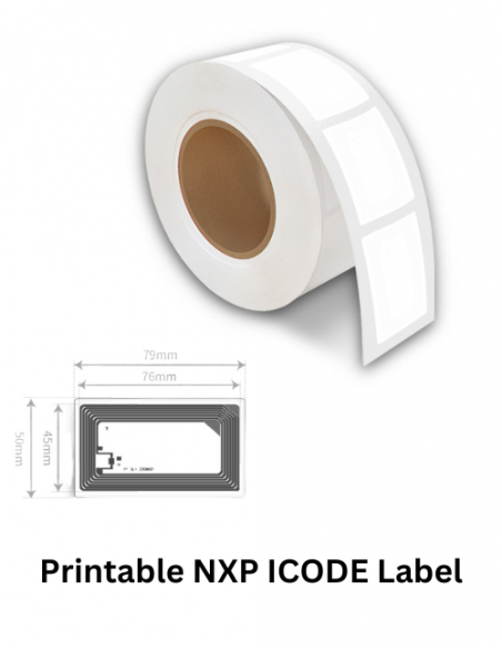 Printable NXP ICODE RFID Label for Home