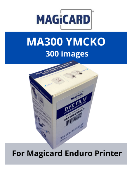 MagiCard MA300 YMCKO Ribbon for Ribbon & Supplies