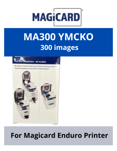 MagiCard MA300 YMCKO สำหรับ ริบบอน/วัสดุสิ้นเปลือง