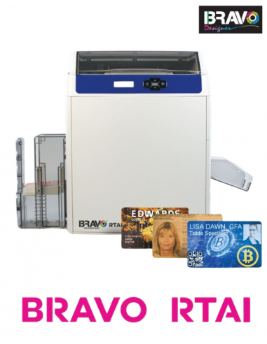 เครื่องพิมพ์บัตรพลาสติก Bravo RTAI สำหรับ หน้าหลัก