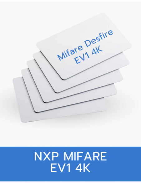 Mifare DesFire EV1 4K สำหรับ บัตรพลาสติก