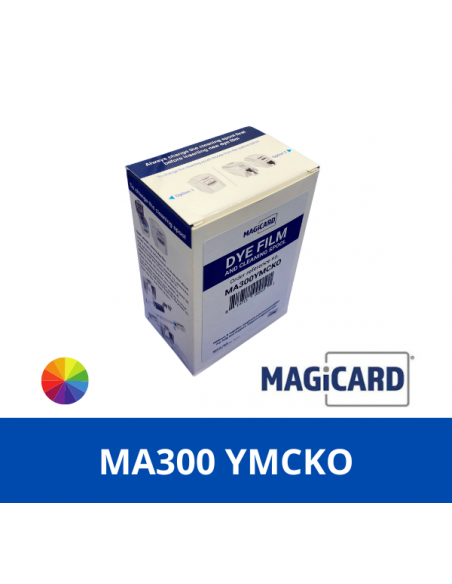 MagiCard MA300 YMCKO Ribbon for Ribbon & Supplies