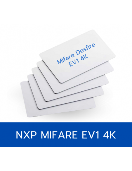 Mifare DesFire EV1 4K สำหรับ บัตรพลาสติก