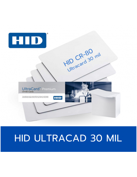 Fargo HID CR-80 Ultracard 30 mil สำหรับ หน้าหลัก