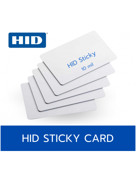 HID Fargo CR-80 UltraCard 10 mil,adhesive paper backed cards for Home