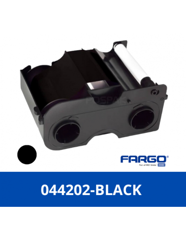 Fargo 044202 Black Ribbon สำหรับ ริบบอนเครื่องพิมพ์บัตร