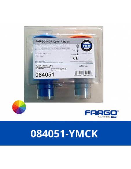 Fargo 84051 YMCK Ribbon สำหรับ ริบบอน/วัสดุสิ้นเปลือง