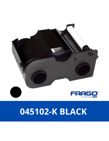 Fargo 45102 Black(K) Ribbon for Card Printer Ribbon