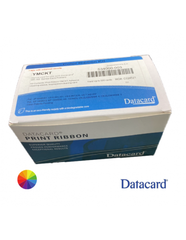 Datacard 534000-003 YMCKT Ribbon สำหรับ ริบบอนเครื่องพิมพ์บัตร