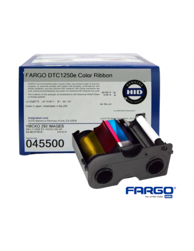 Fargo 045500 YMCKO ribbon สำหรับ Fargo & DataCard